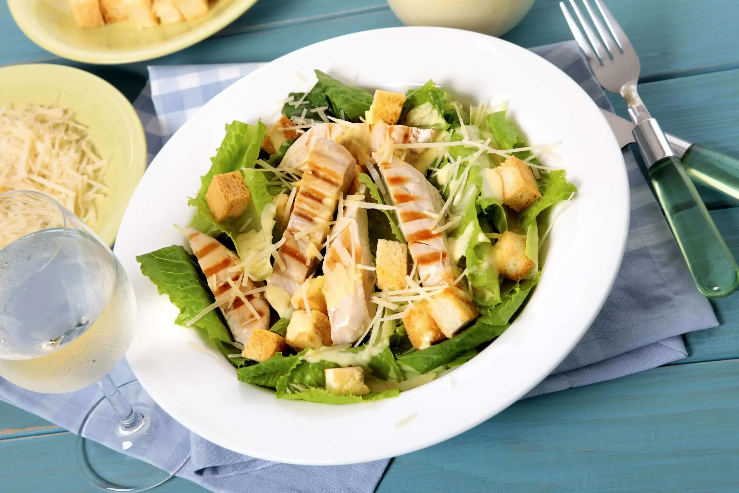 The Ultimate Chicken Caesar Salad Bowl for Any Time of the Year